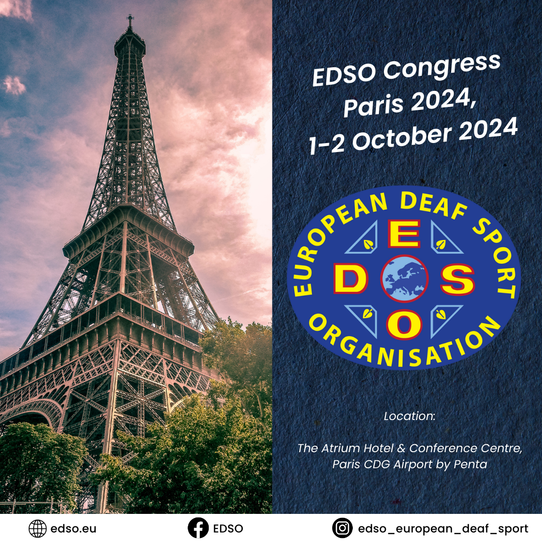 European Deaf Sports Organisation | EDSO Congress Paris 2024